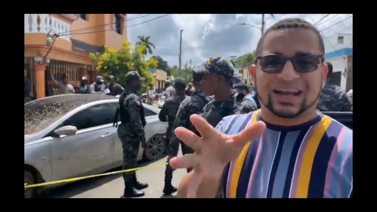 persecución y apresamiento presunto ladrón en Cotuí - YouTube