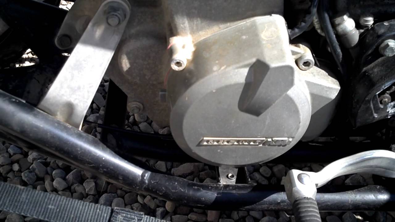 2008 polaris outlaw 525 irs ktm engine running. - YouTube