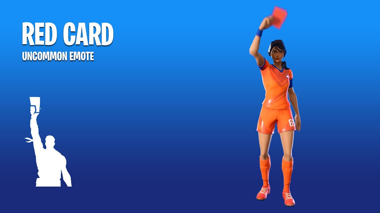Red Card Emote | Uncommon Dance | Fortnite - YouTube