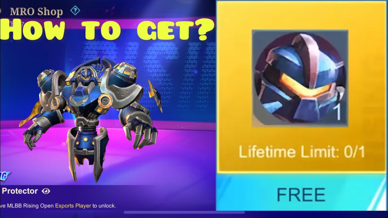 How to get Uranus RISING Mech Protector Skin Free? MLBB Rising Event ...