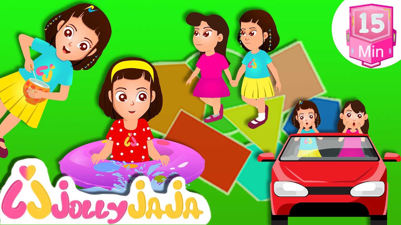 Shapes Song+ More I Kids Songs & Nursery Rhymes I Jolly Jaja - YouTube