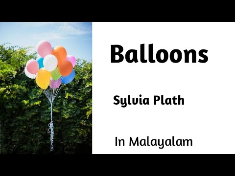 Balloons by Sylvia Plath/ Summary and Themes Discussed/ Analysis - YouTube