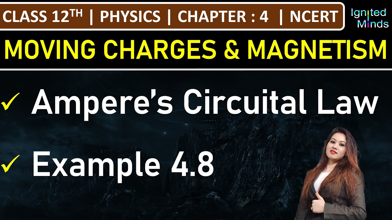 Class 12th Physics | Ampere’s Circuital Law | Example 4.8 | Chapter 4 ...