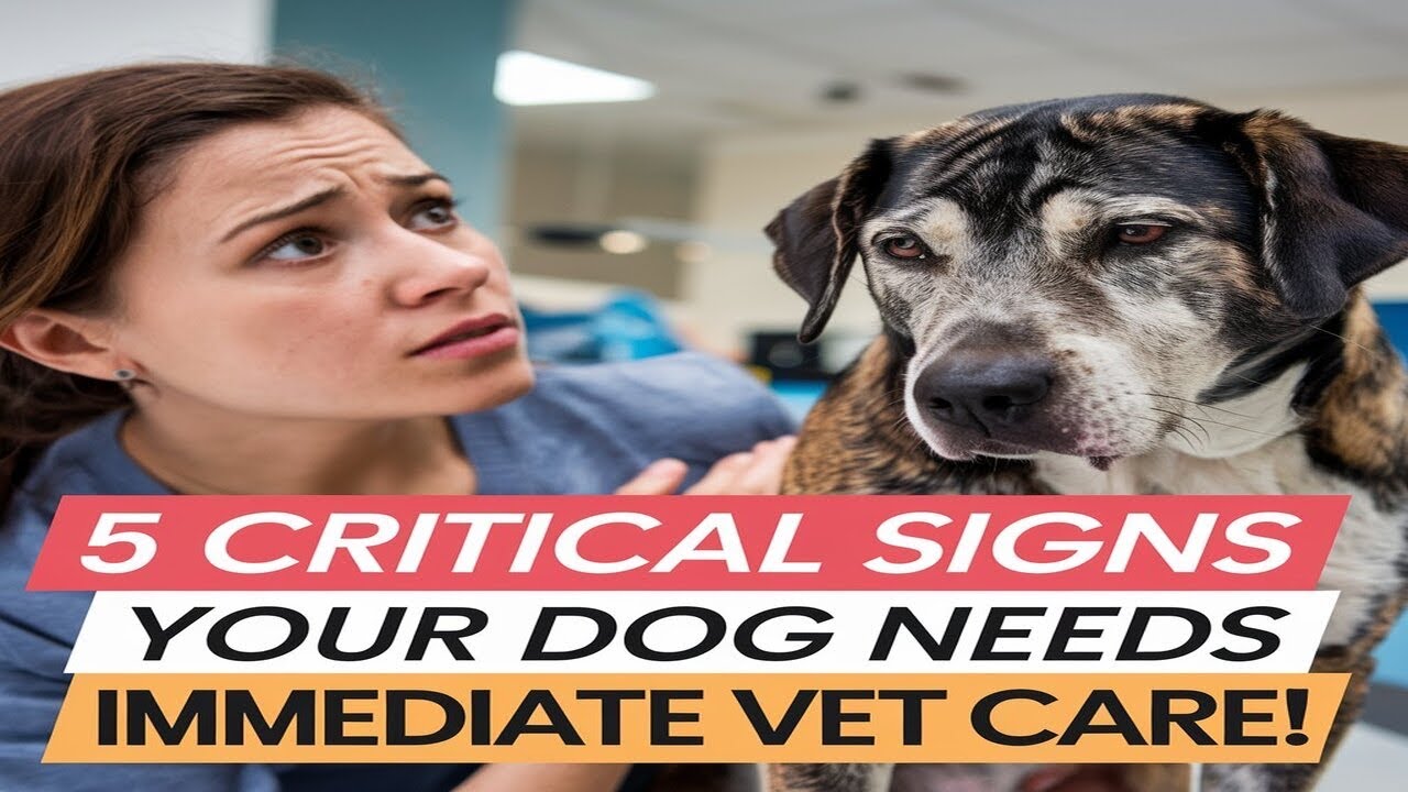 5 CRITICAL SIGNS Your Dog Needs Immediate Vet Care – Don’t Ignore These ...