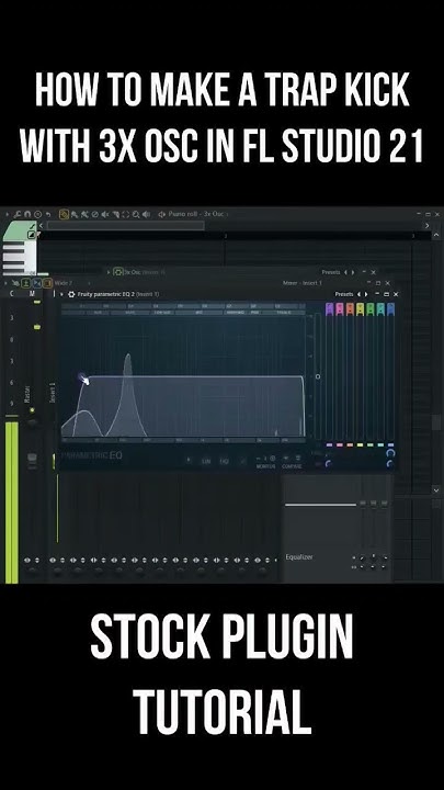 How to make a trap kick with 3x Osc under a minute | FL Studio stock plugin tutorial 🥁 #shorts ...