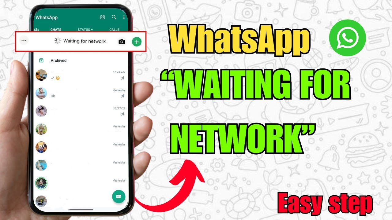 Fix Whatsapp "Waiting For Network" In Mobile - YouTube