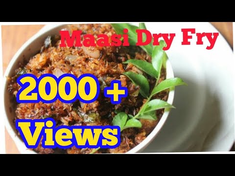 Maasi Dry Fish Fry HOMEMADE-/#Aamaripatty# - YouTube
