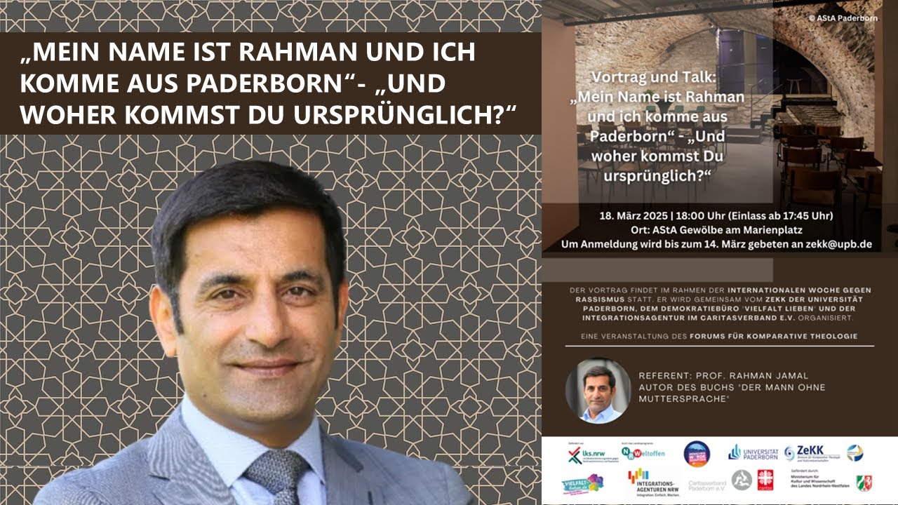 Rahman Jamal - Mein Name ist Rahman und ich komme aus Paderborn- Und ...