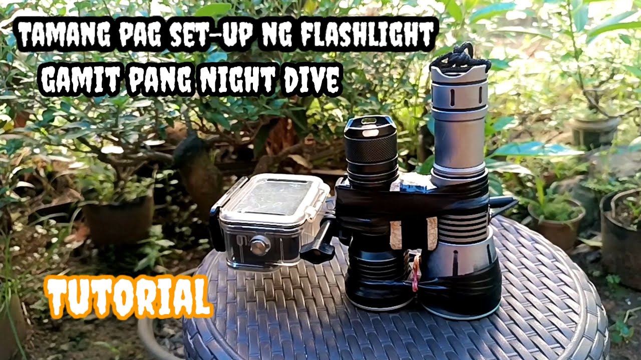 Tamang pag setup ng ating camera na ginagamit pang night dive ...