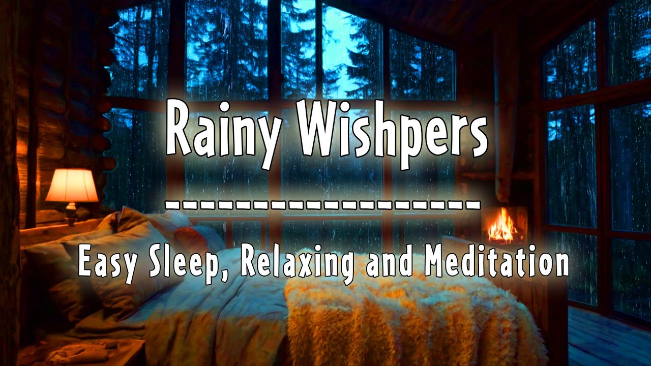 🌩️ Soft Rain and Distant Thunder 4 Hours of ASMR for Stress Relief 🧘 ...