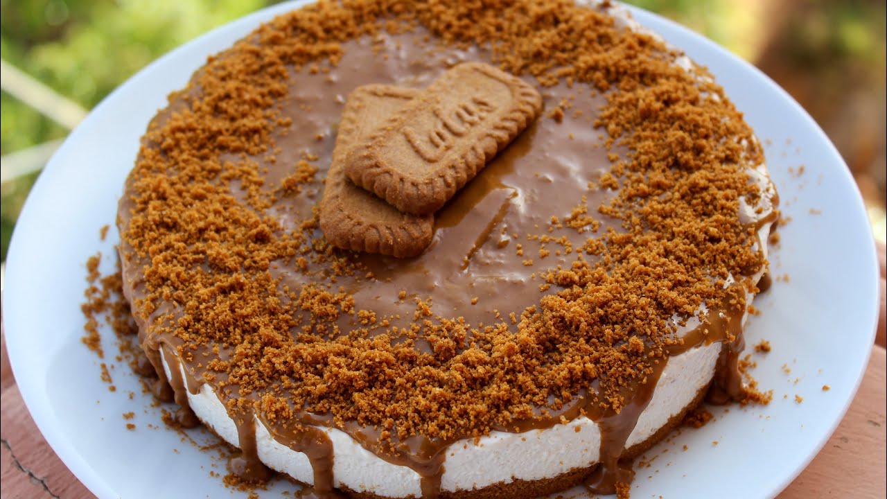 Lotus cheesecake spéculoos 🎂 ️ 🏼 sans cuisson rafraîchissant - YouTube