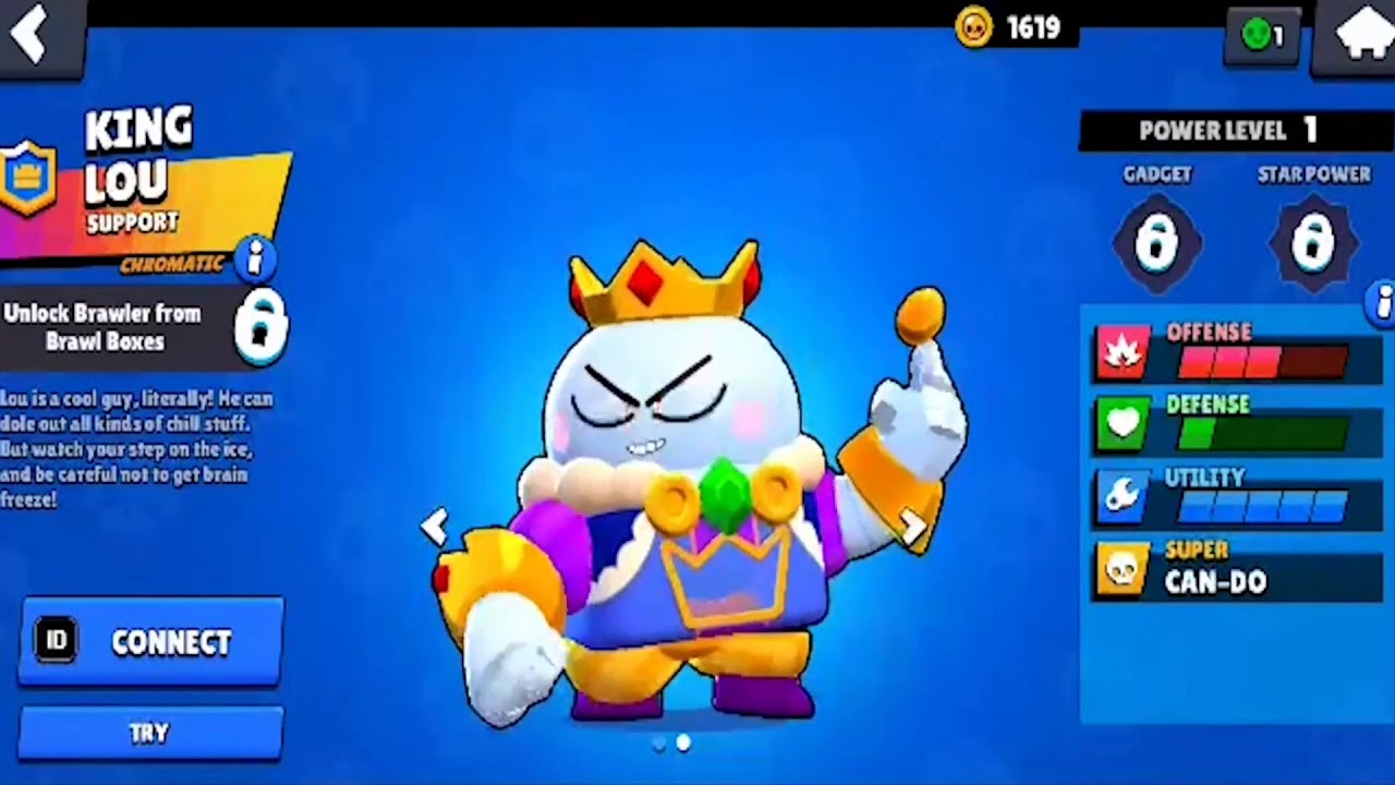KING LOU Winning & Losing Pose Brawl Stars - YouTube