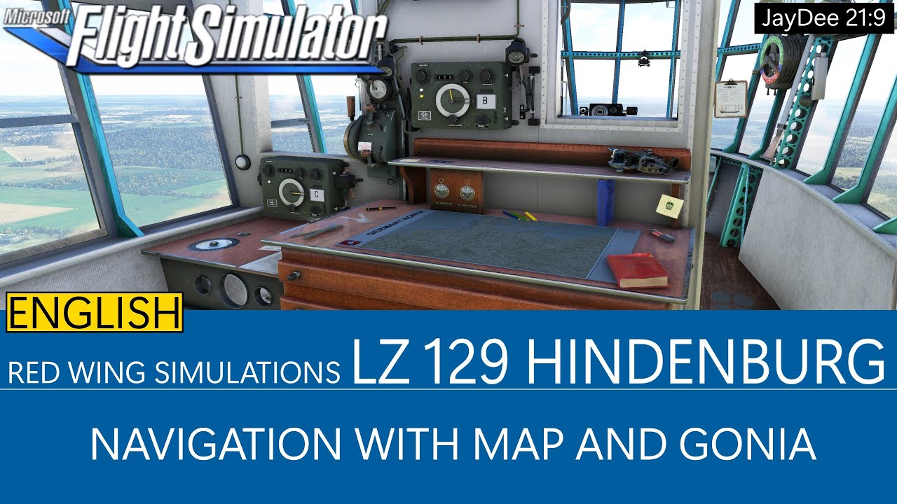 LZ 129 Hindenburg - Navigation with Map and Gonia ★ MSFS 2020 - YouTube