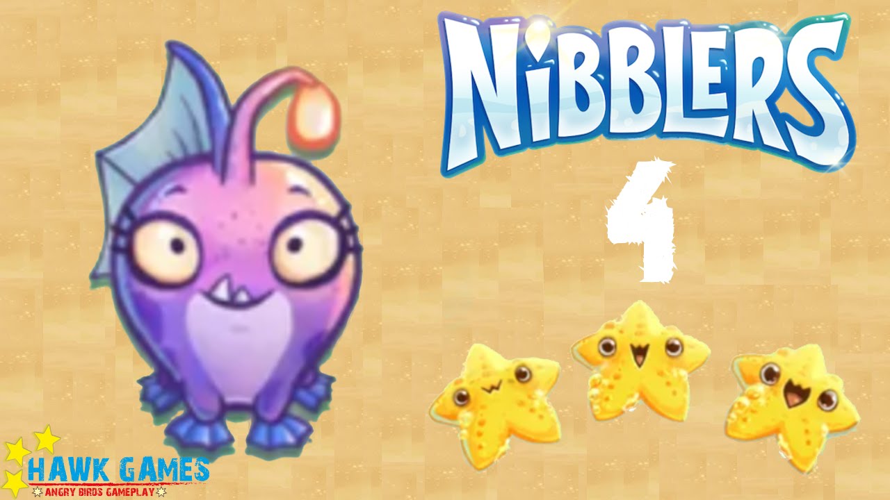 Nibblers - 3 Stars Walkthrough Level 4 - YouTube