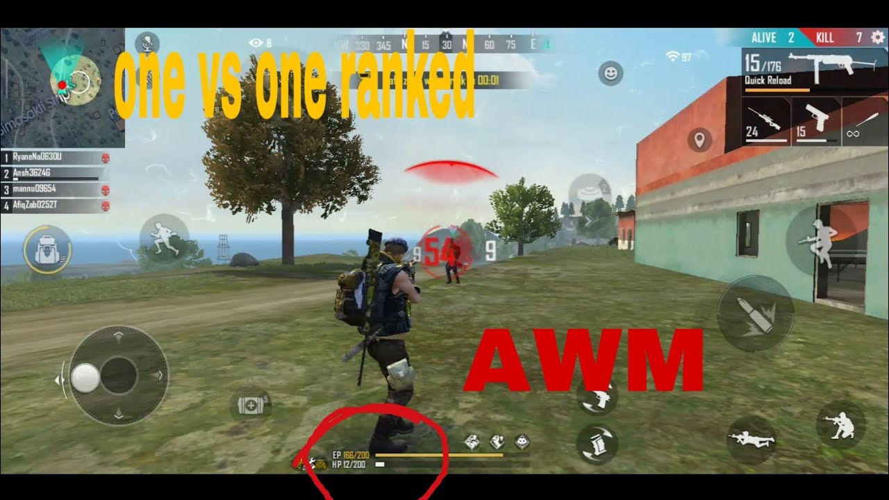 1st time AWM ranked game. - YouTube