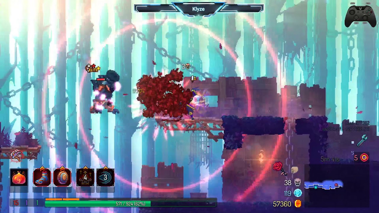 [Dead Cells 5BC v1.6] Some Rapier and Sandals action in costum mode ...