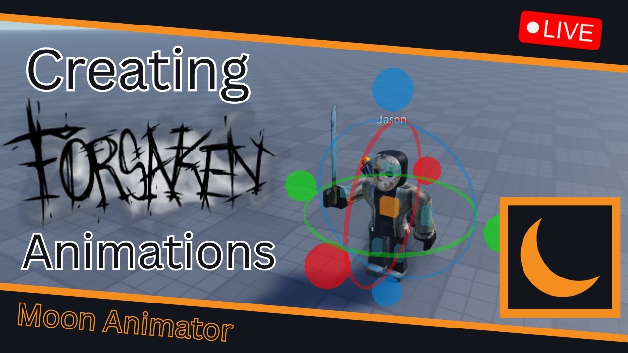 🔴CREATING A FORSAKEN ANIMATION LIVE WITH VIEWERS | Moon Animator ...