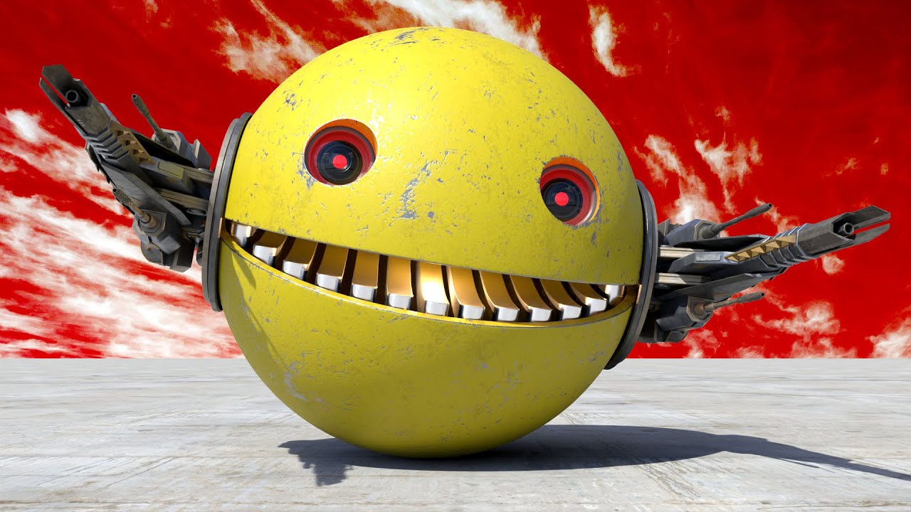 Pacman and Robot Chain Chomp Escape the Labyrinth of Traps and Enemy ...