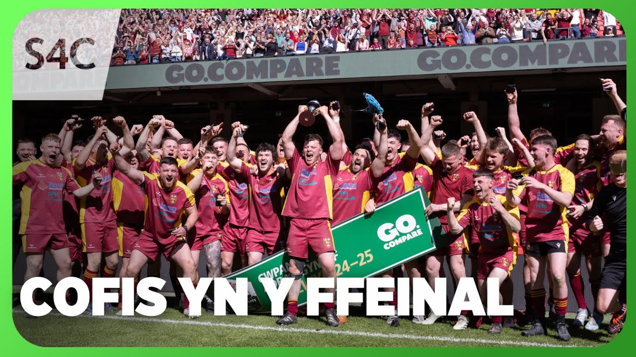 COFIS YN Y FFEINAL | Clwb Rygbi Caernarfon | Division 1 Welsh Rugby ...