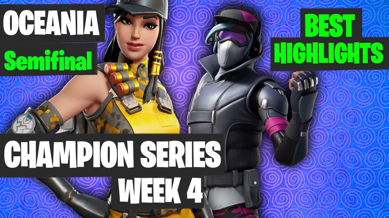 Fortnite FNCS Squads Week 4 OCE Highlights Semifinal - YouTube