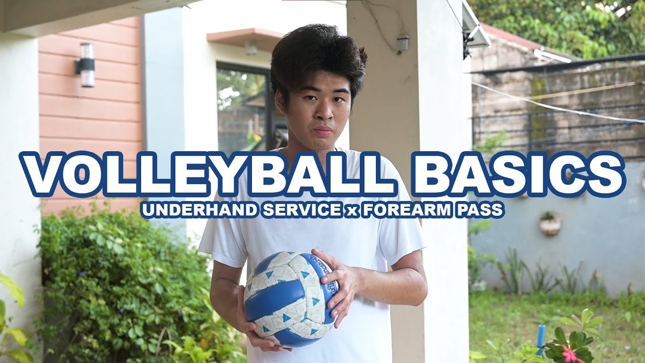 How to Volleyball | Underhand Service x Forearm Pass - YouTube