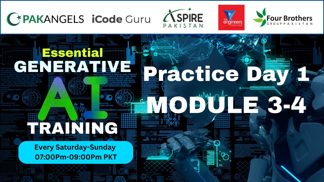 Essential Gen AI Training Course Module 3 - 4 | Practice Session 1 ...