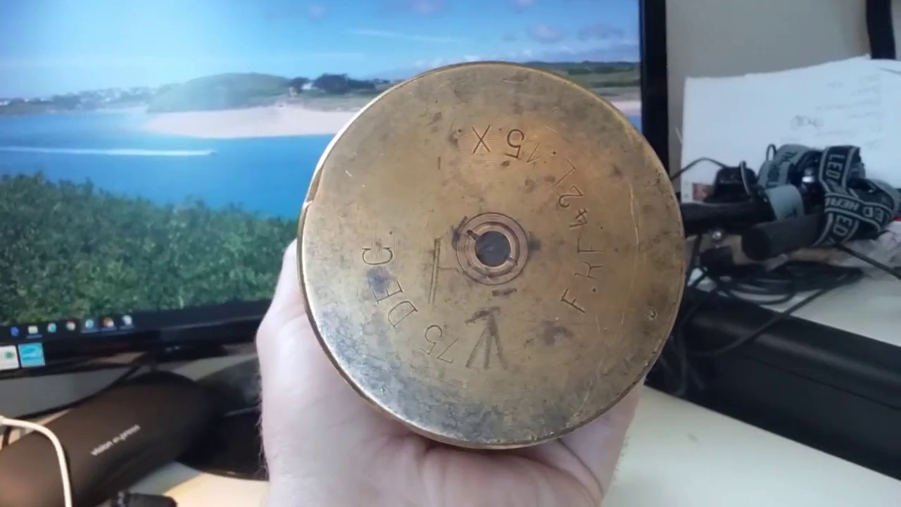 First World War Trench Art Shell - YouTube