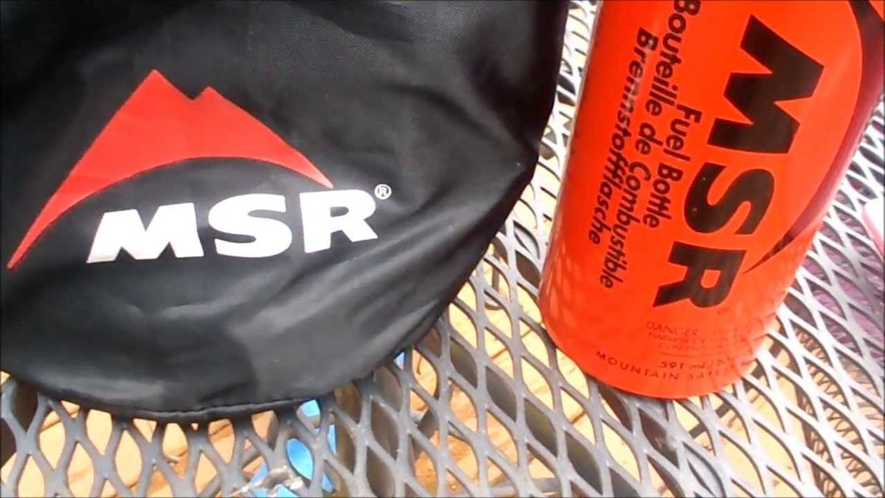 MSR Dragonfly stove - YouTube