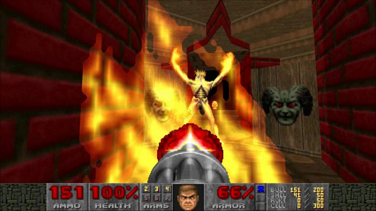 Crappy Doom WADs - terrorD.wad (Terror Dungeon) - YouTube