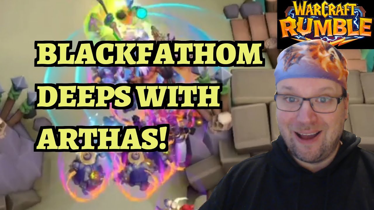 Blackfathom Deeps BFD Dungeon Guide - Arthas - Warcraft Rumble - YouTube