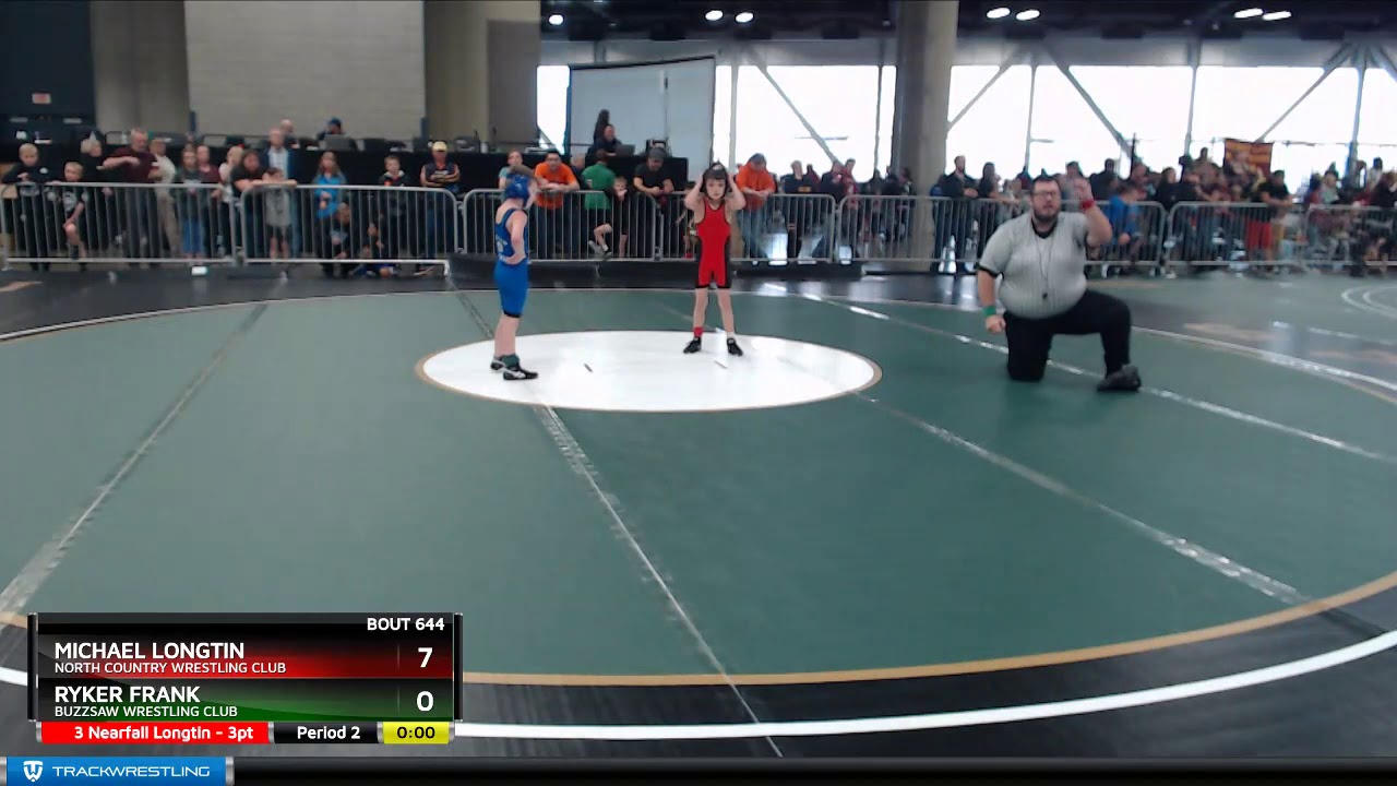 10U 56 Michael Longtin North Country Wrestling Club Vs Ryker Frank ...