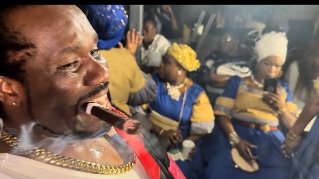 Papa ogou dans kouzen mambo Marjorie - YouTube