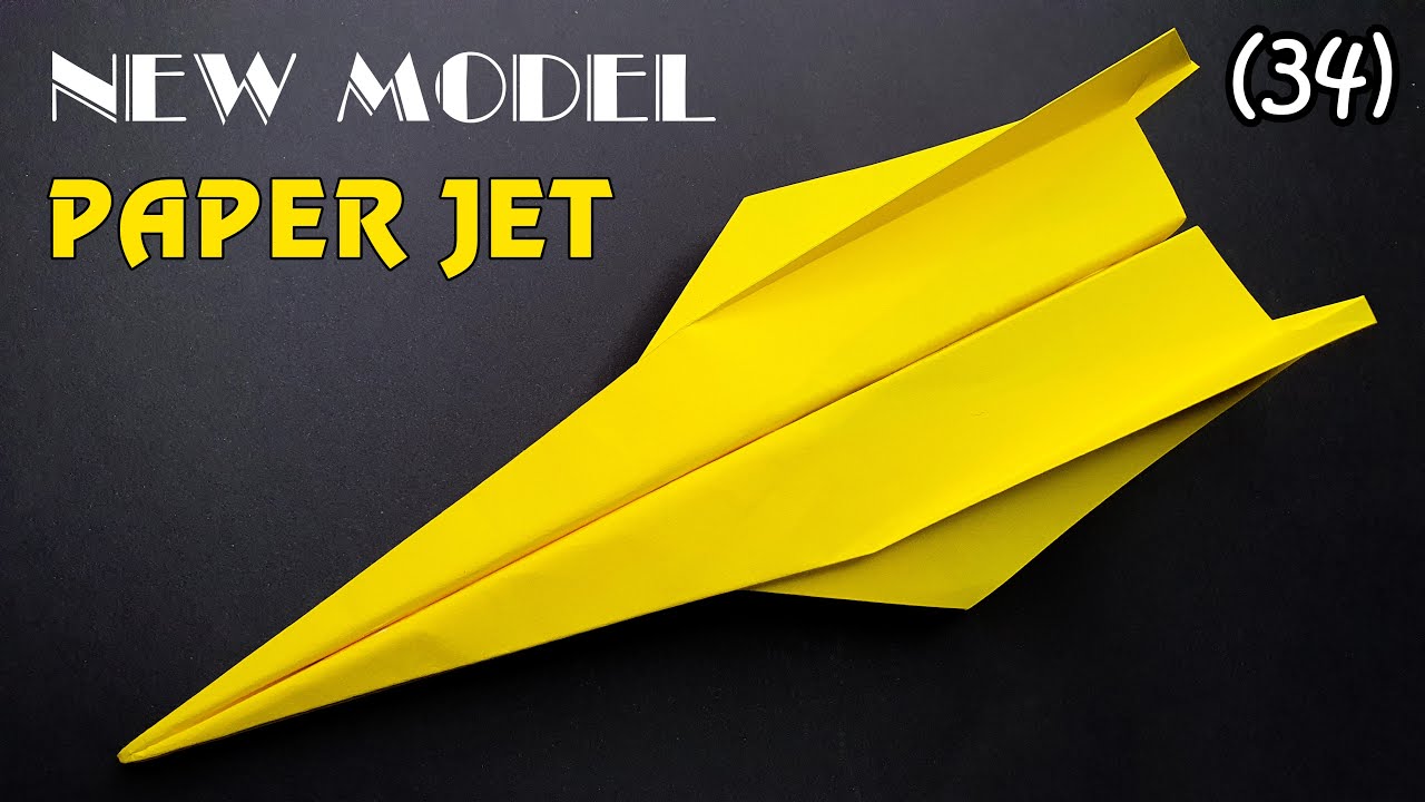 How to make a new model paper jet || Paper plane 286 - YouTube
