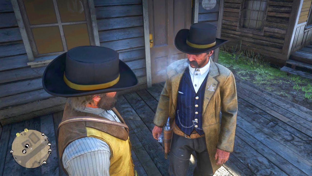 Steal a Nevada hat from the Valentine sheriff early in the game | RDR2 ...