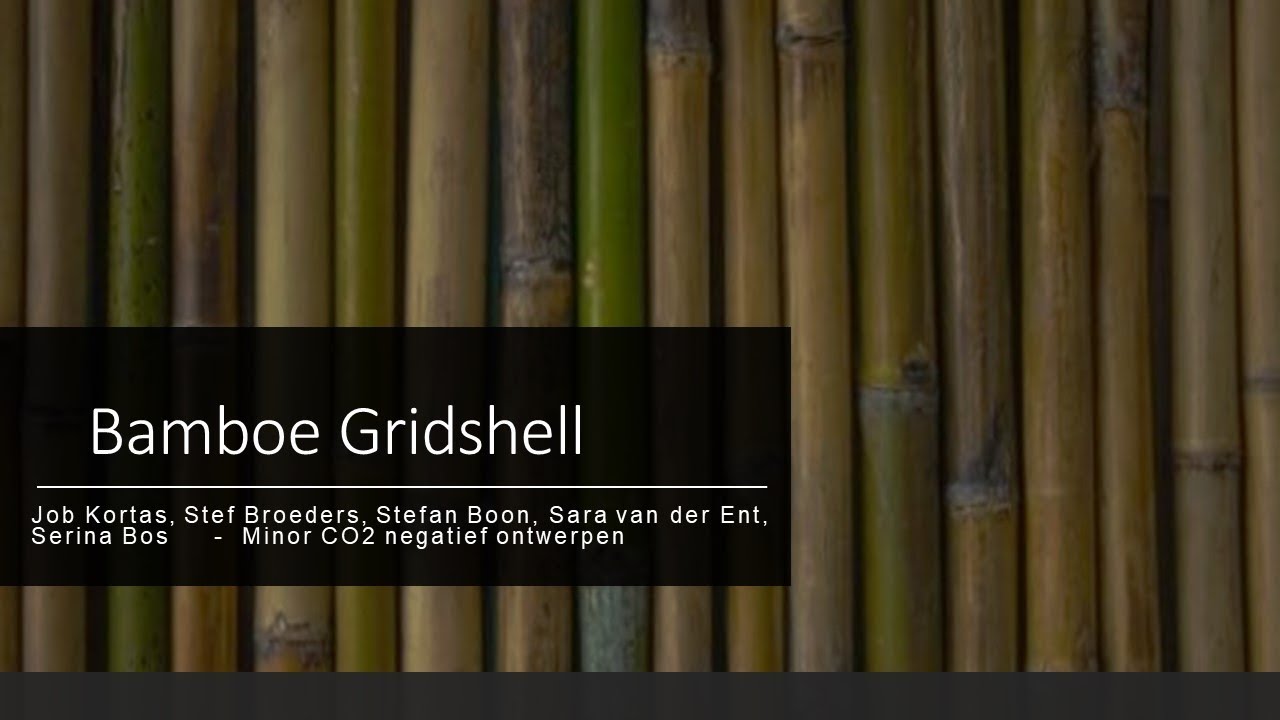 Bamboo Gridshell Group2 - YouTube