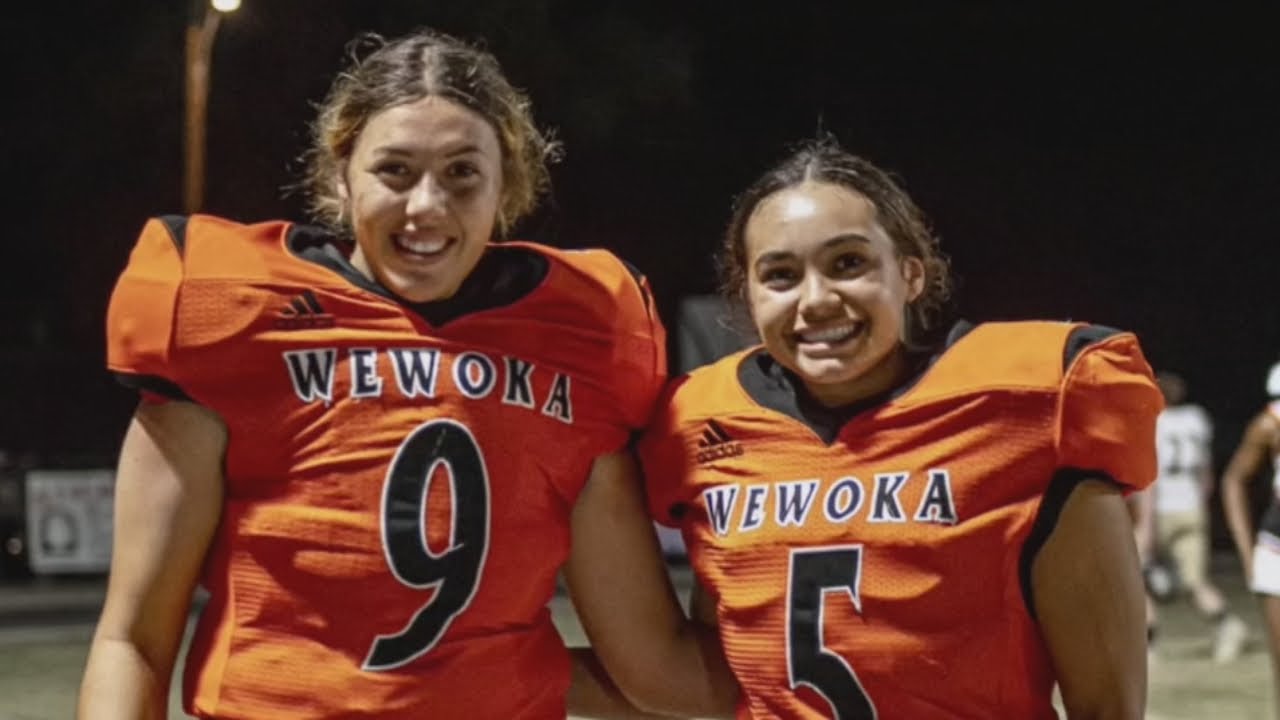 Two Wewoka Senior Girls Play In High School Football Game To Save Team ...