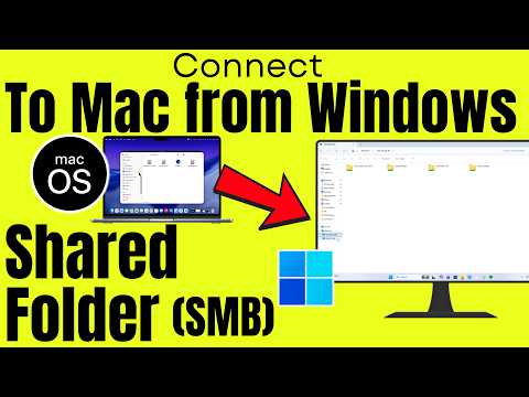 How to Connect to Mac SMB from Windows 11 (Access Mac Full Disk on Windows)