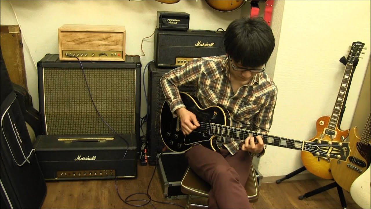 Trainwreck Clone 1956 Les Paul Custom Vintage - YouTube