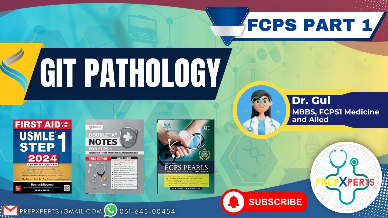 [FCPS1] GIT PATHOLOGY By Dr. Gul - YouTube