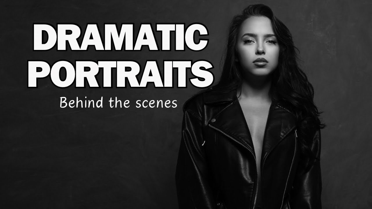 Dramatic Portraits Using one light source - YouTube