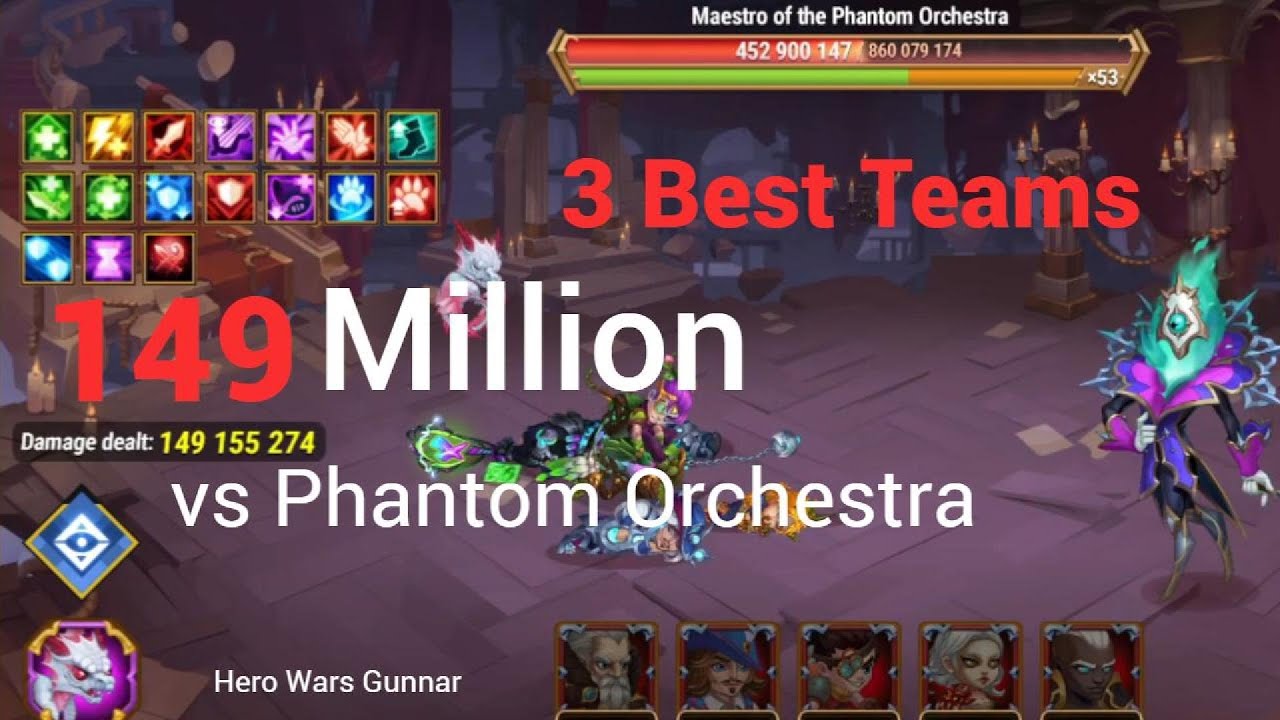 3 Best Teams for Maestro The Phantom Orchestra | Hero Wars: Dominion ...