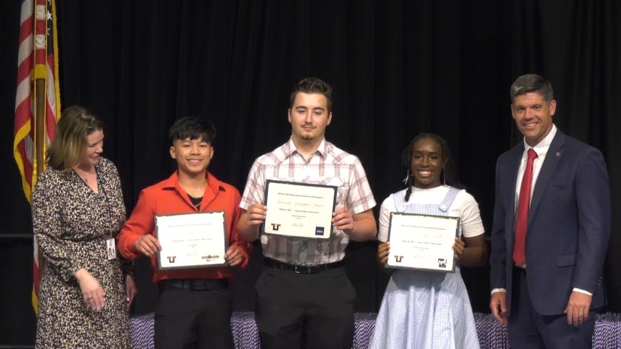 KISD Career Center Cording Ceremony 2023 - YouTube