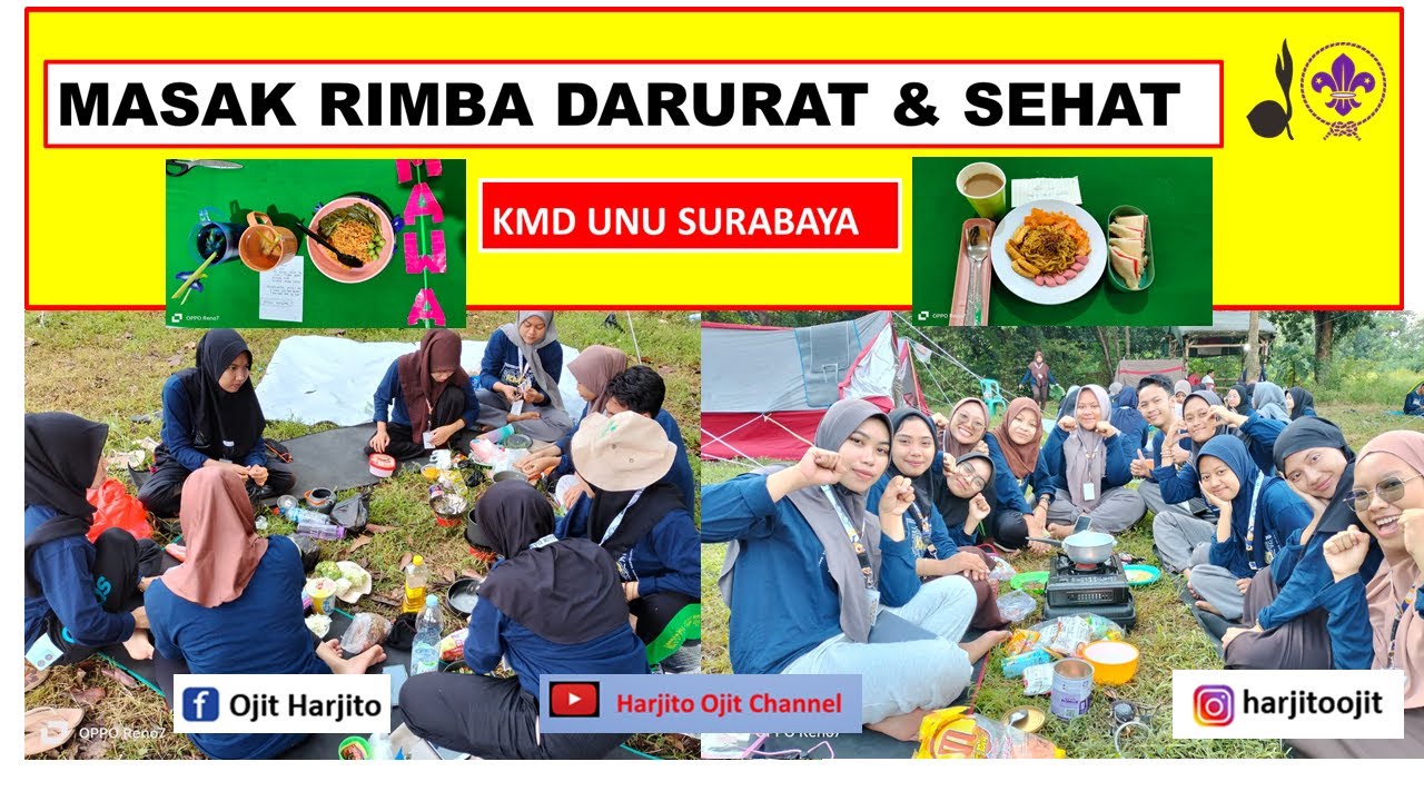 MASAK RIMBA DARURAT & SEHAT | KMD UNU SURABAYA - YouTube