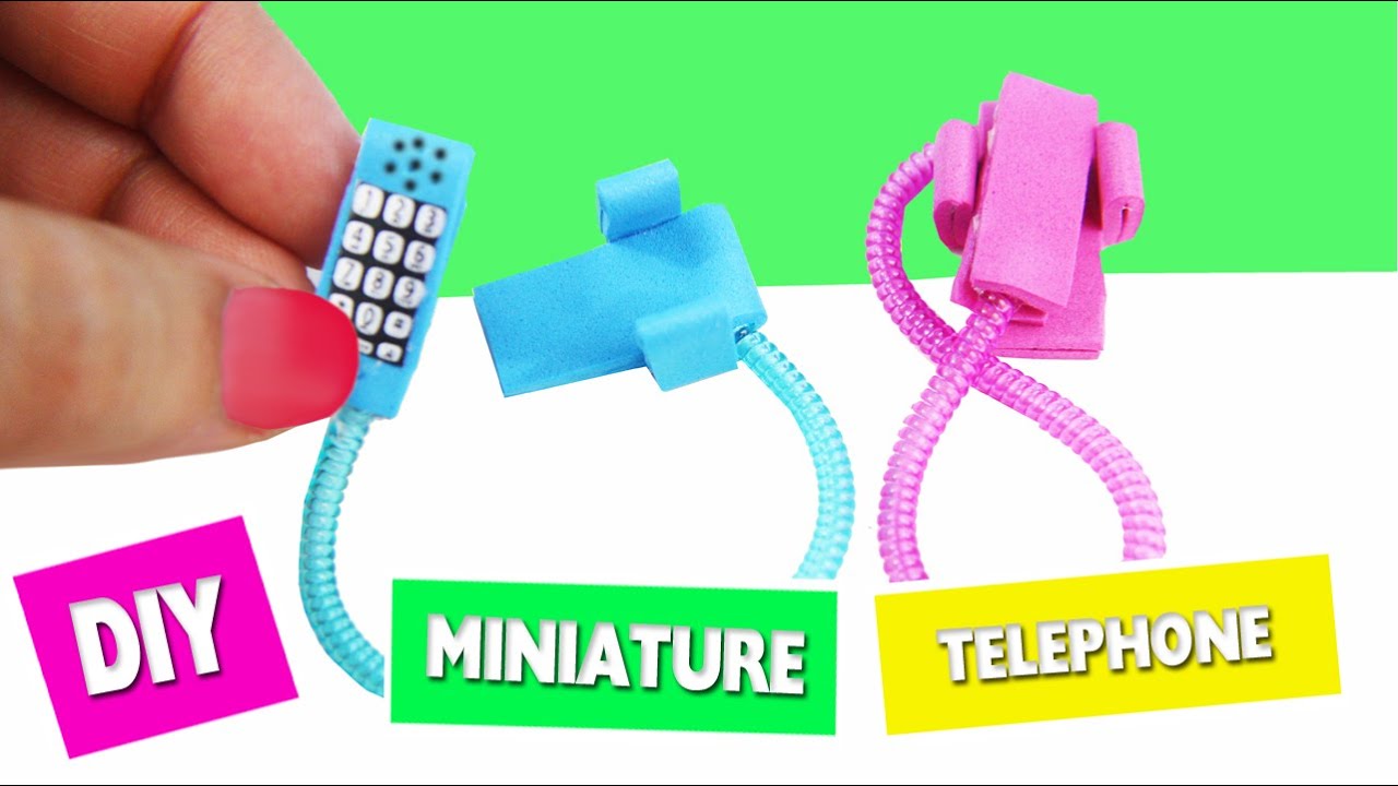 DIY | How to make miniature phone- Ver 2 - simplekidscrafts ...