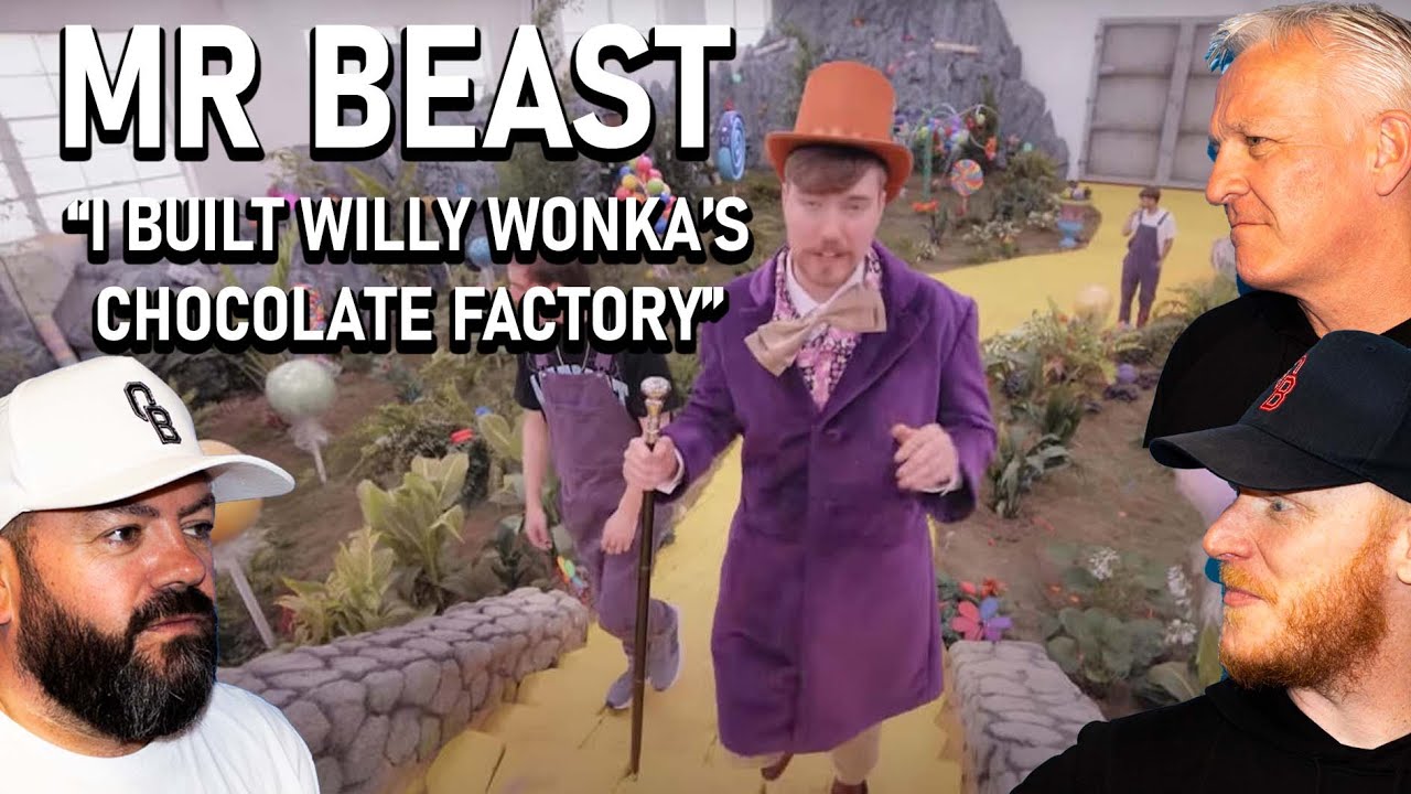 Mr Beast - I Built Willy Wonka's Chocolate Factory! REACTION!! | OFFICE ...