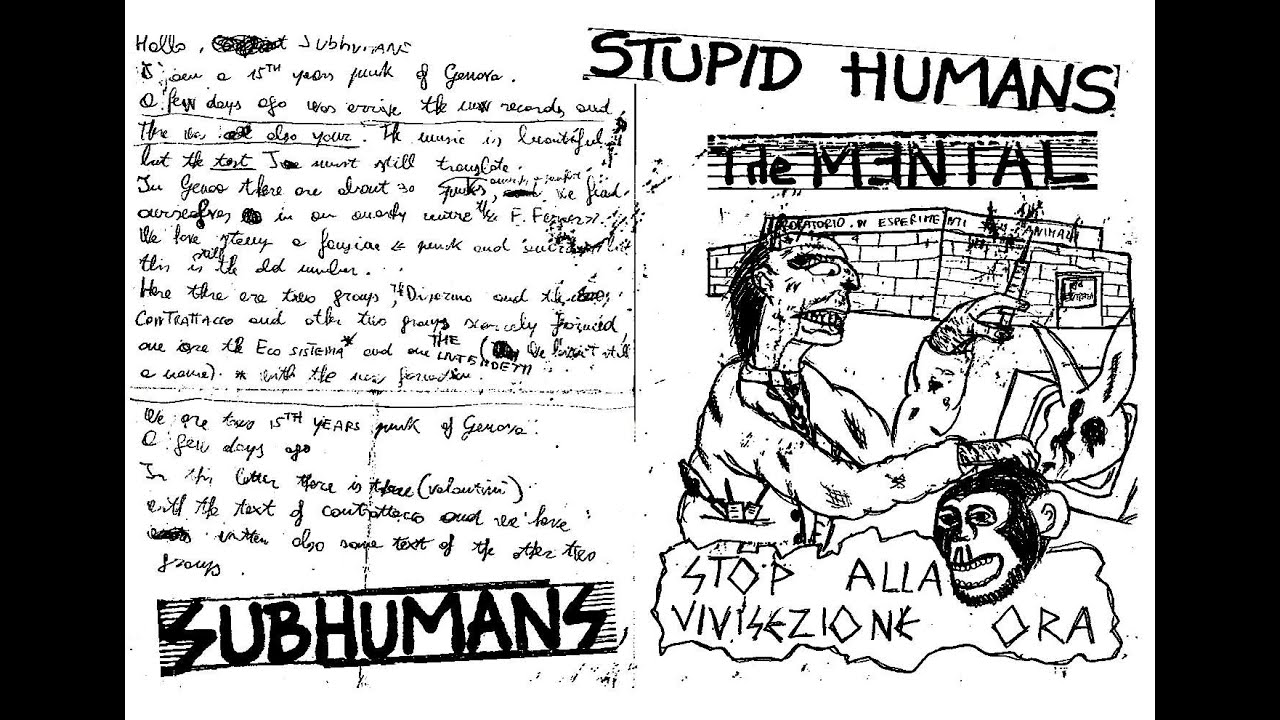 STUPID HUMANS - THE MENTAL - SUBHUMANS - YouTube