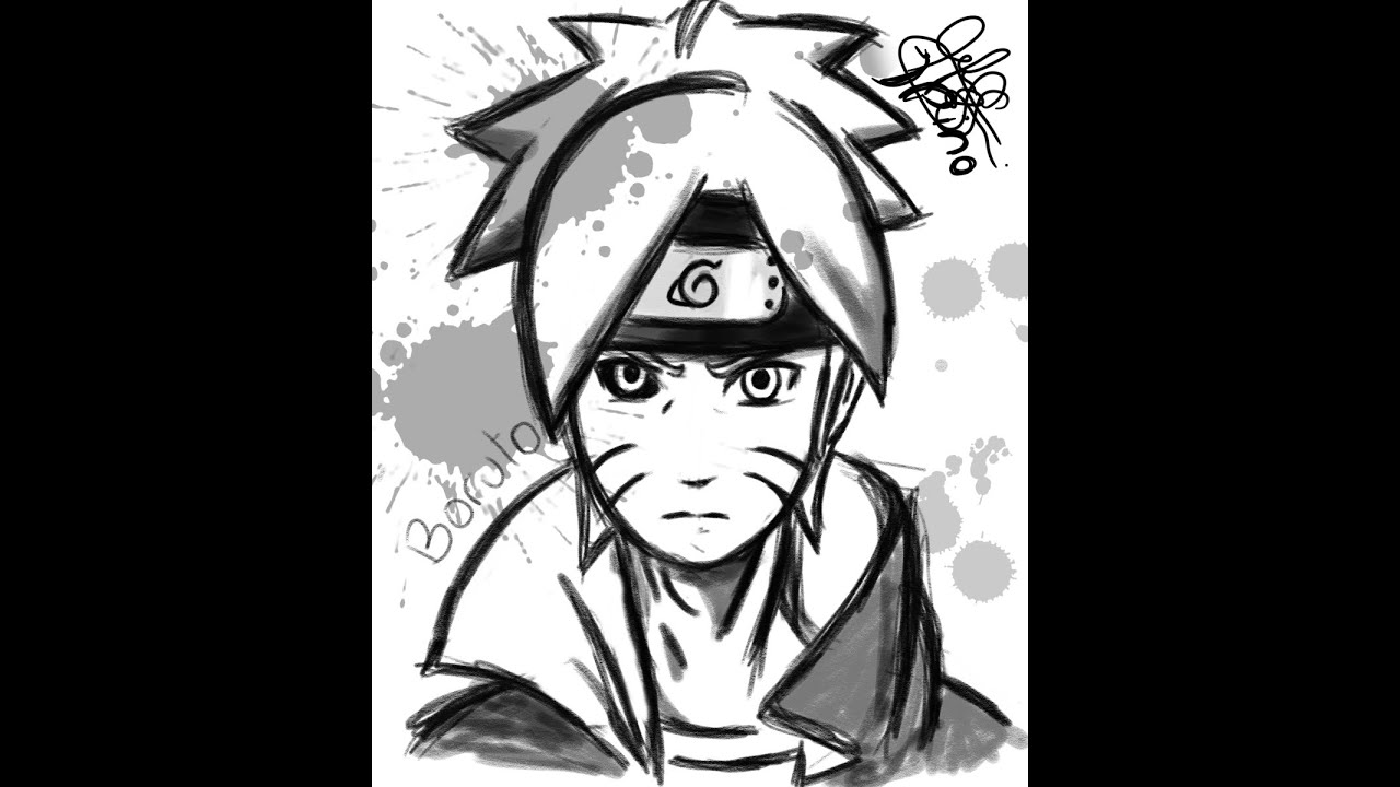 Boruto - sketch art by jason pino - YouTube