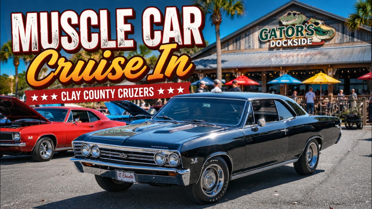 Gators Dockside Muscle Car Cruise in - Clay County Cruzers - Jax ...