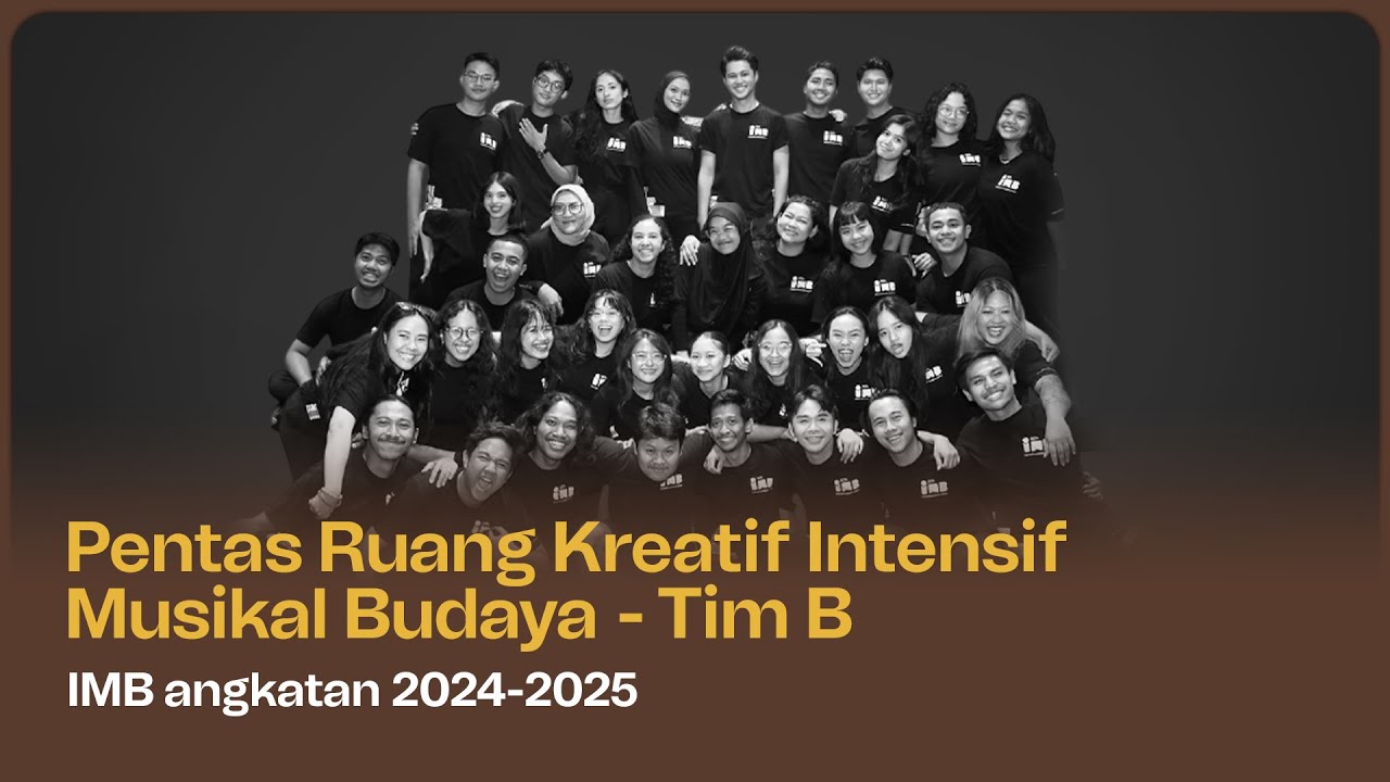 Pentas Ruang Kreatif Intensif Musikal Budaya oleh Peserta IMB 2024-2025 - Tim B - YouTube