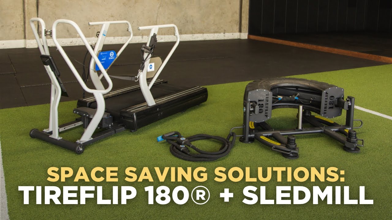 SledMill + Tire Flip 180: 2020 Space Saving Solutions! - YouTube